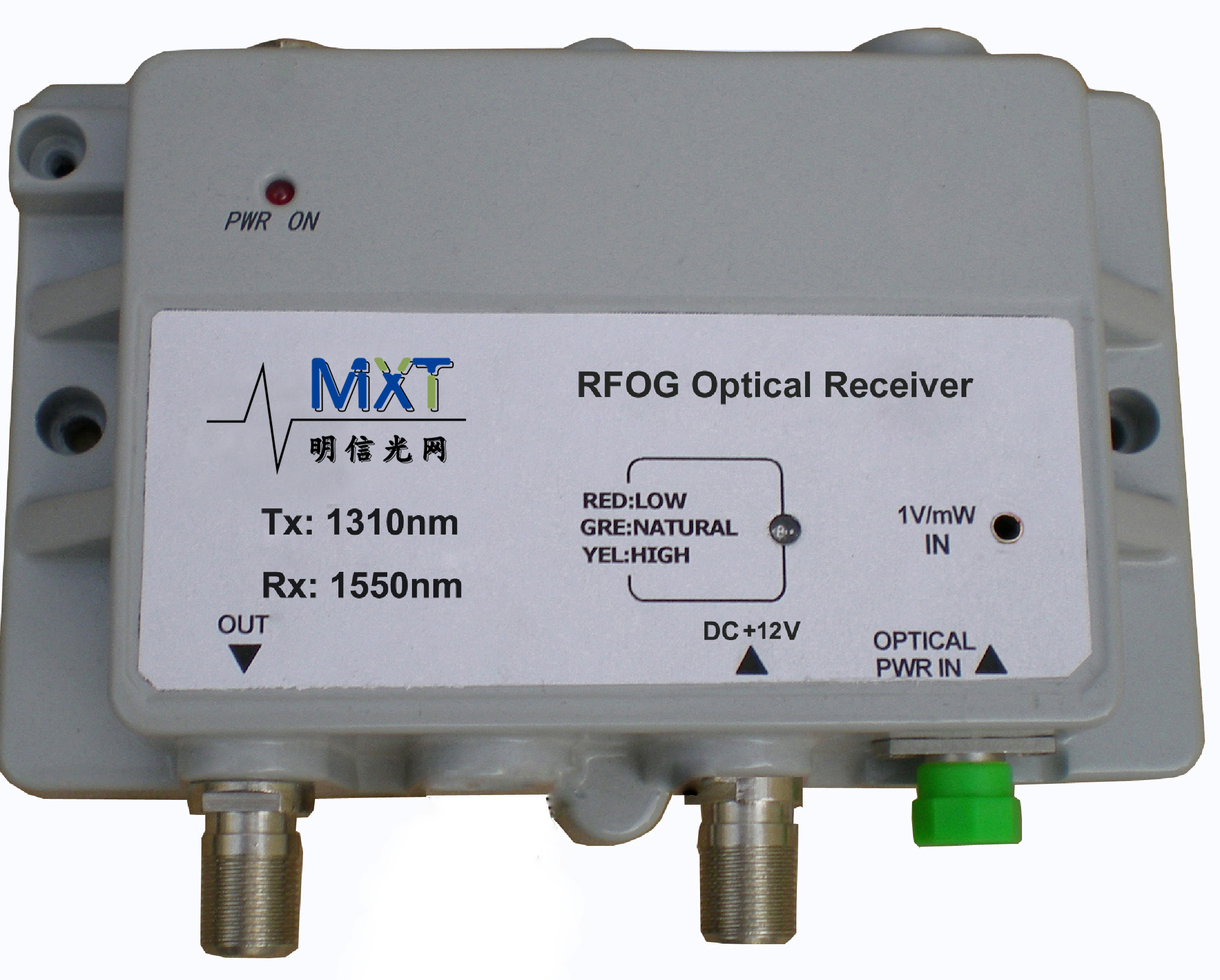 MXT-OR-100 RFOG Burst Mode Bi-directional Optical Receiver - Buy RFOG ...